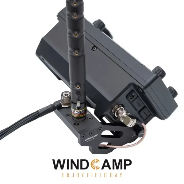 WINDCAMP RC-1 Quick Release Antenna Mount for ICOM IC-705 | CNC Aluminum
